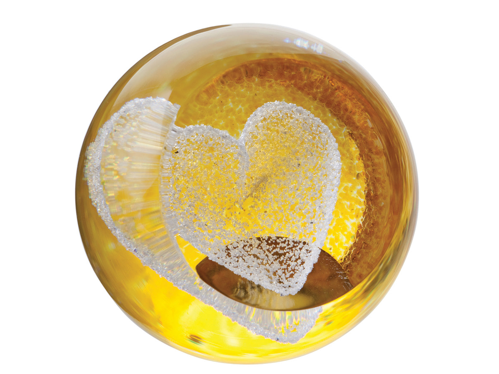 Caithness Special Moments Gold Heart Paperweight | The Chinashop®
