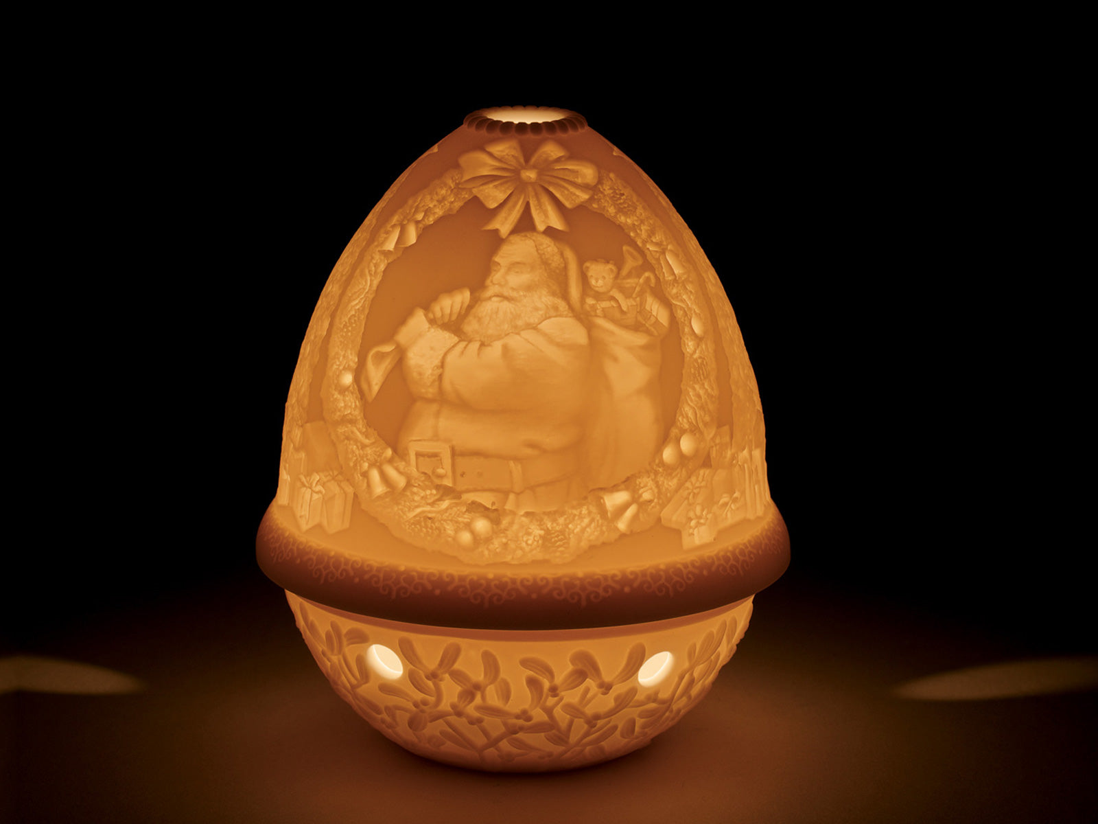 Lladro Lithophane Votive Light - Santa Clause | The Chinashop®